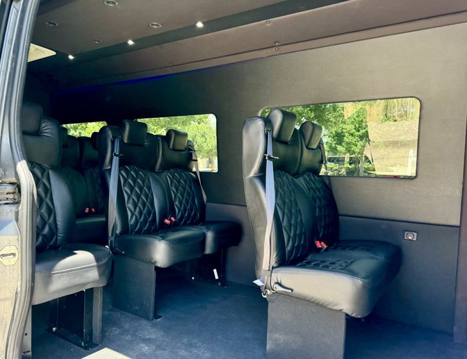 13 Seater VIP Sprinter Van Rental | Sprinter Van Rentals USA